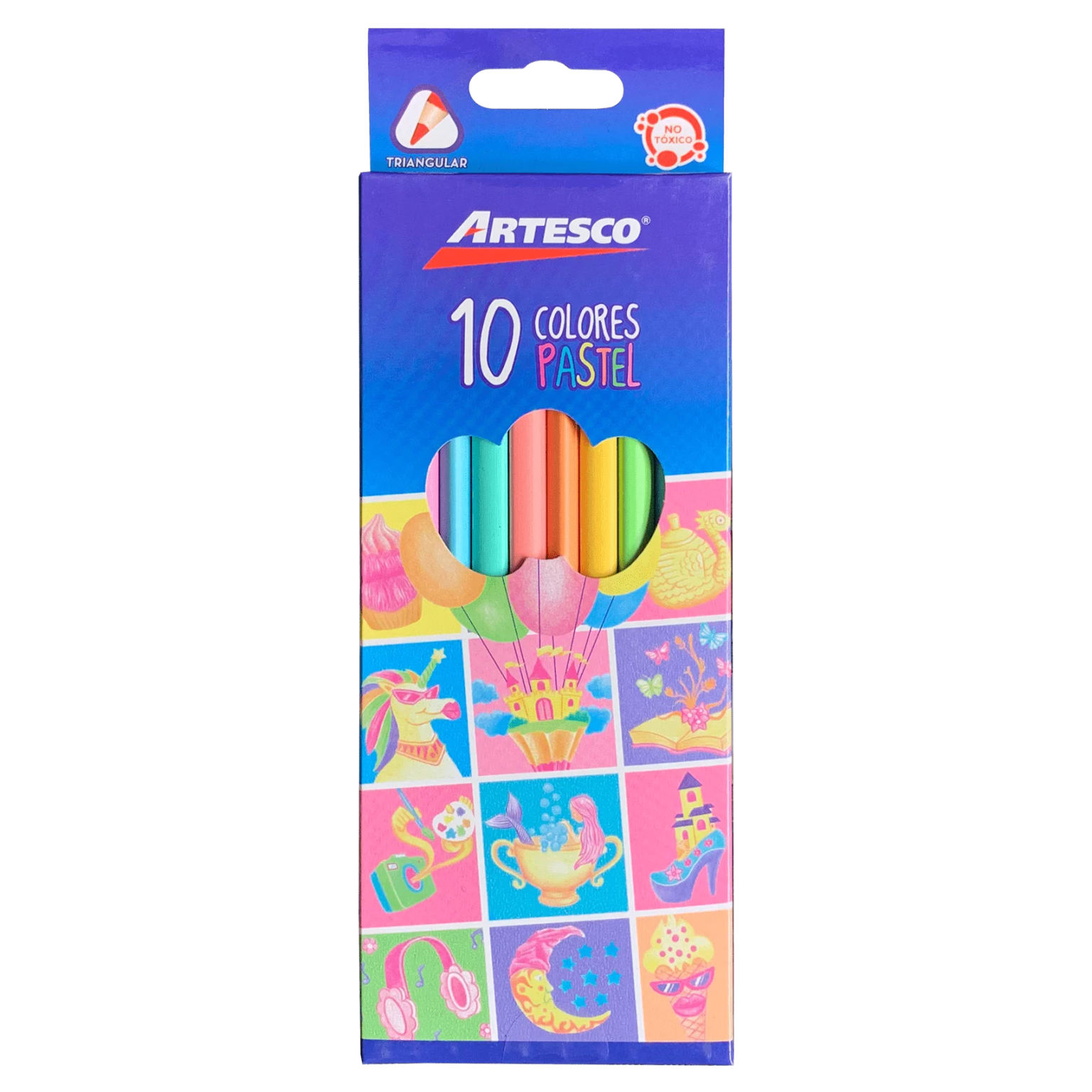 COLOR ARTESCO LARGO X10 PASTEL - SARI POPULAR