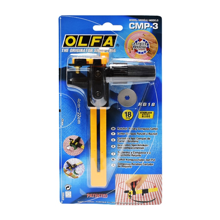 ESTILETE OLFA COMPÁS ROTADOR CMP-3 - SARI POPULAR